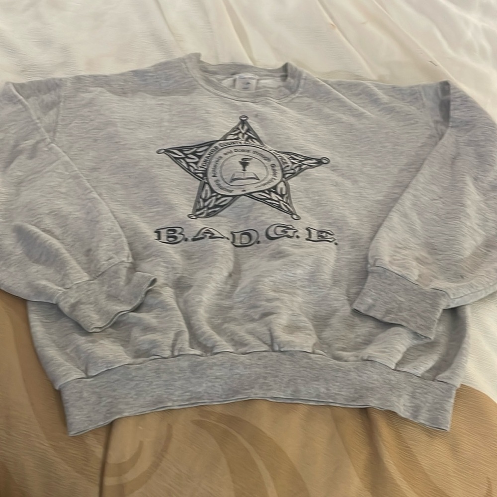 Large Orange County Sheriff’s Office Sweater - Gem